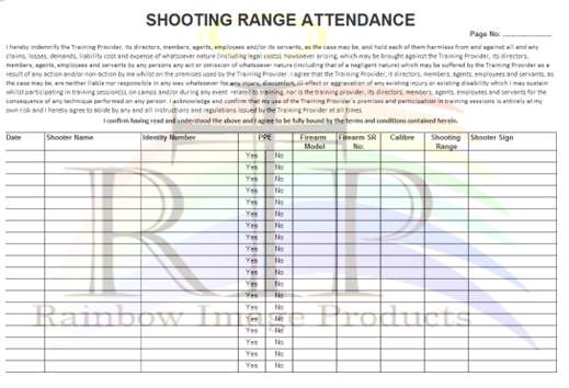 Shooting Range Attendance – My Website